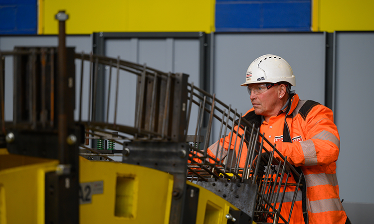 HS2 begins production of tunnel segments at STRABAG facility